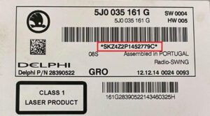 Skoda Radio Code Calculator - Dealership Codes!